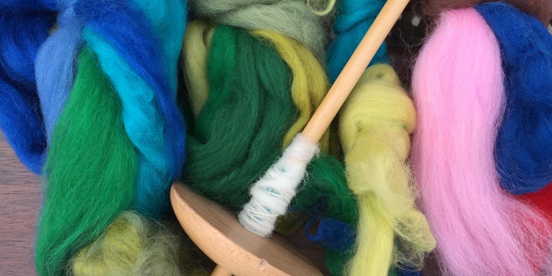 Artist Own Studio Workshop: Spindle Spinning Date with Simply Spun | Creative Peninsula